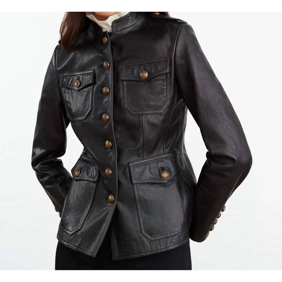 Nili Lotan | Jackets & Coats | New Nili Lotan Geraldine Leather Jacket ...